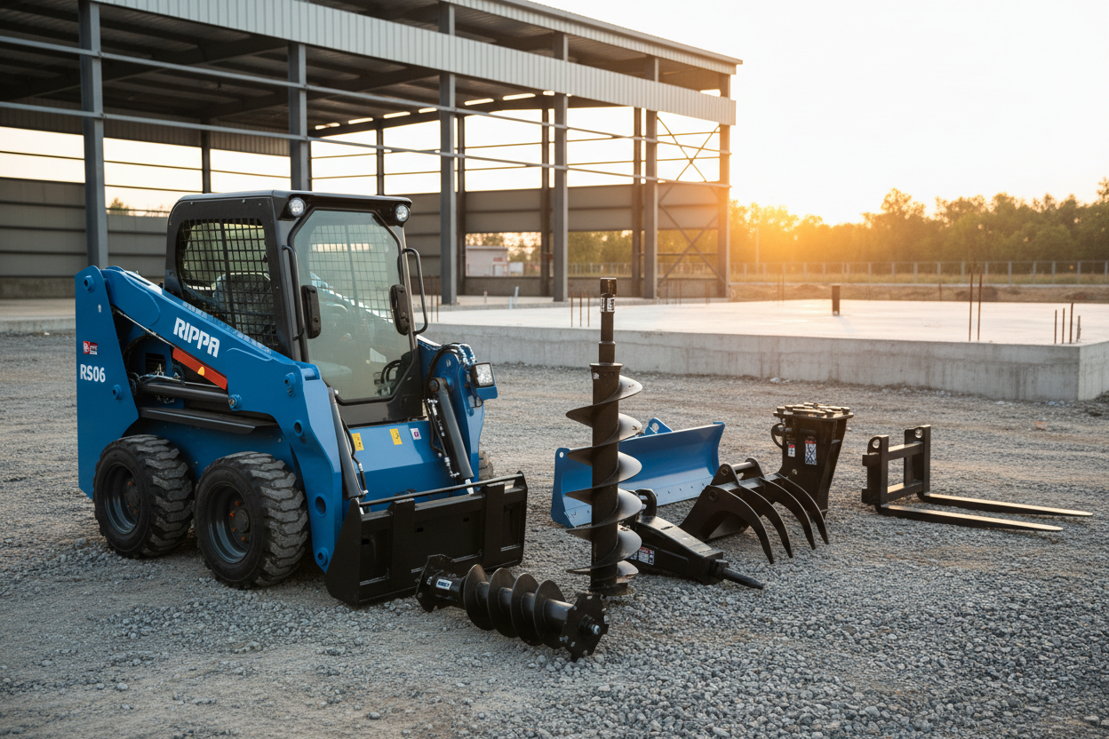 RS06 Mini Skid Steer Attachments: The Ultimate Rippa Guide